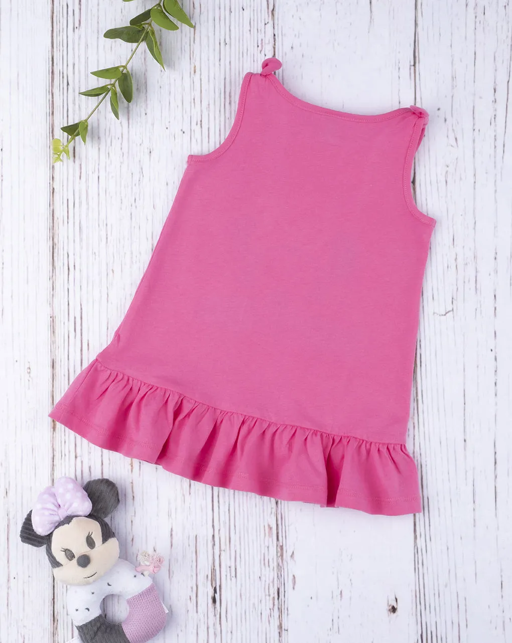 Βρεφικό φόρεμα φούξια με τη minnie για κορίτσι | Prénatal Store Online