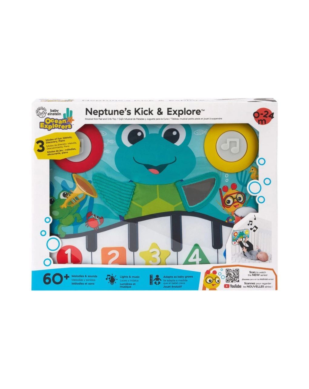 Baby einstein kids ii neptune’s kick & explore musical kick pad and ...