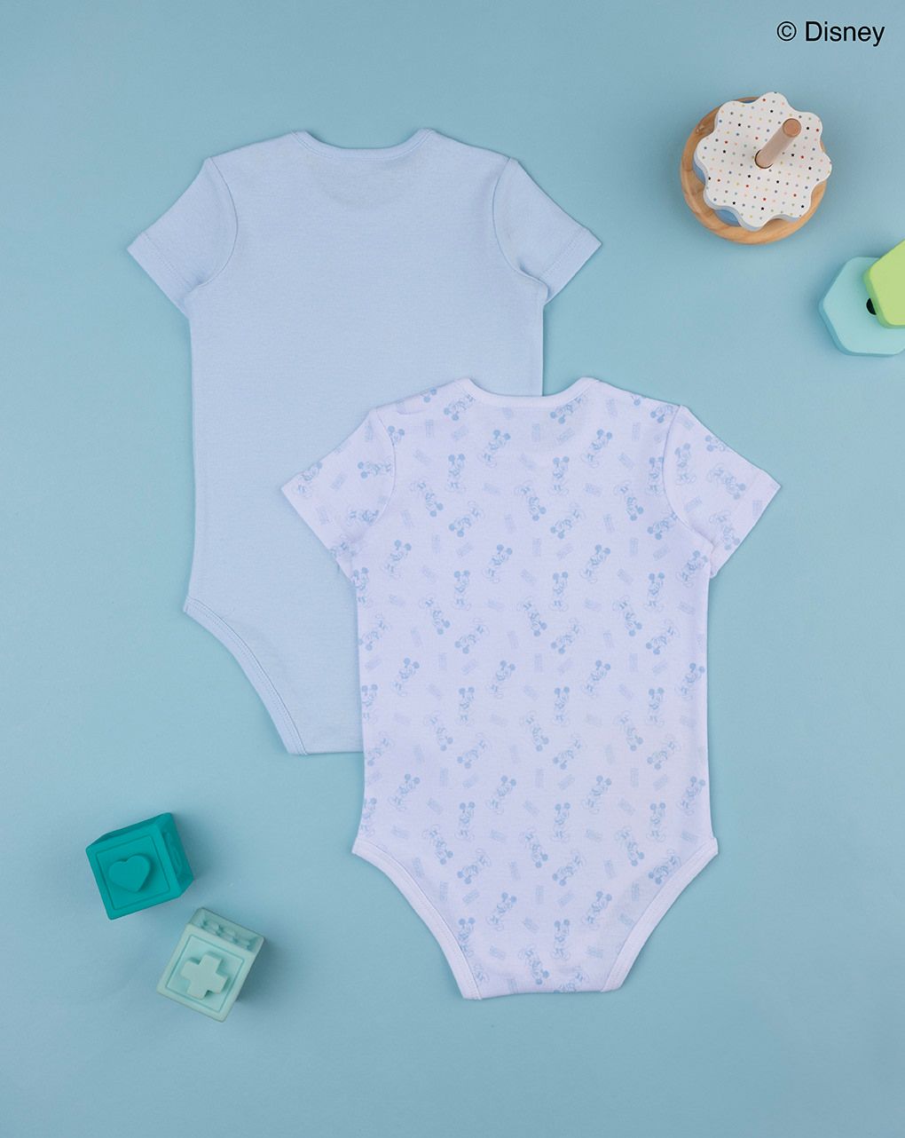 Βρεφικά κορμάκια πακέτο x2 με το mickey για αγόρι | Prénatal Store Online